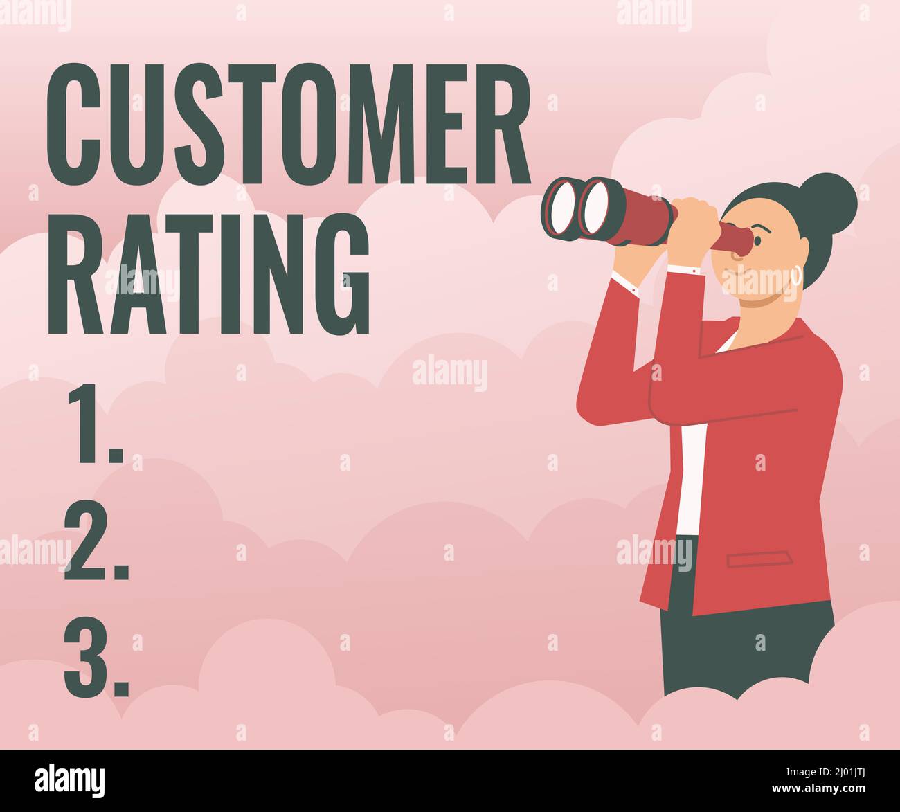Writing Displaying Text Customer Rating Conceptual Photo Each Point Of