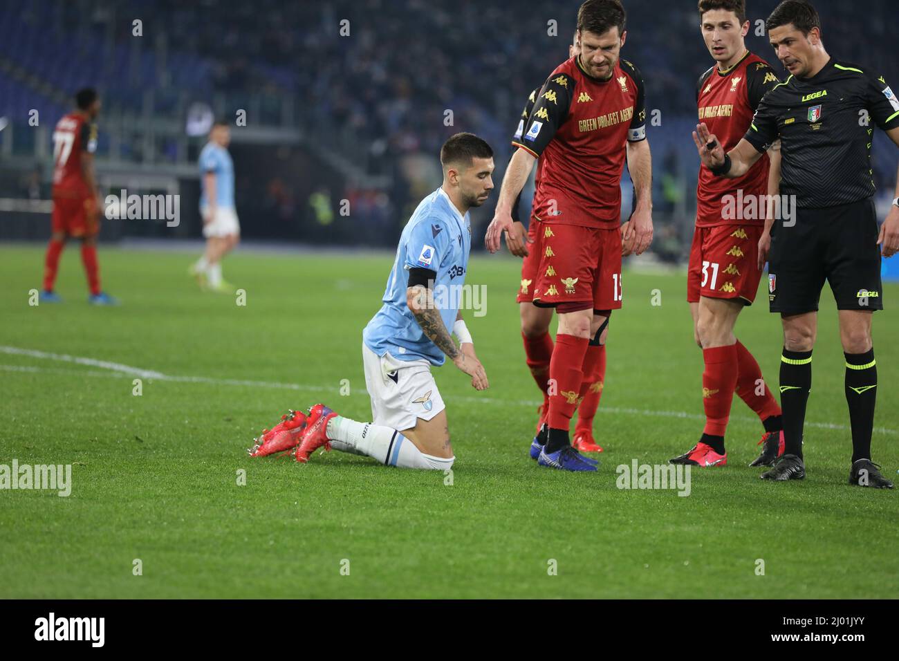 Rome, Italy. 14th Mar, 2022. Italy. Soccer: At Stadio Olimpico of Rome ...