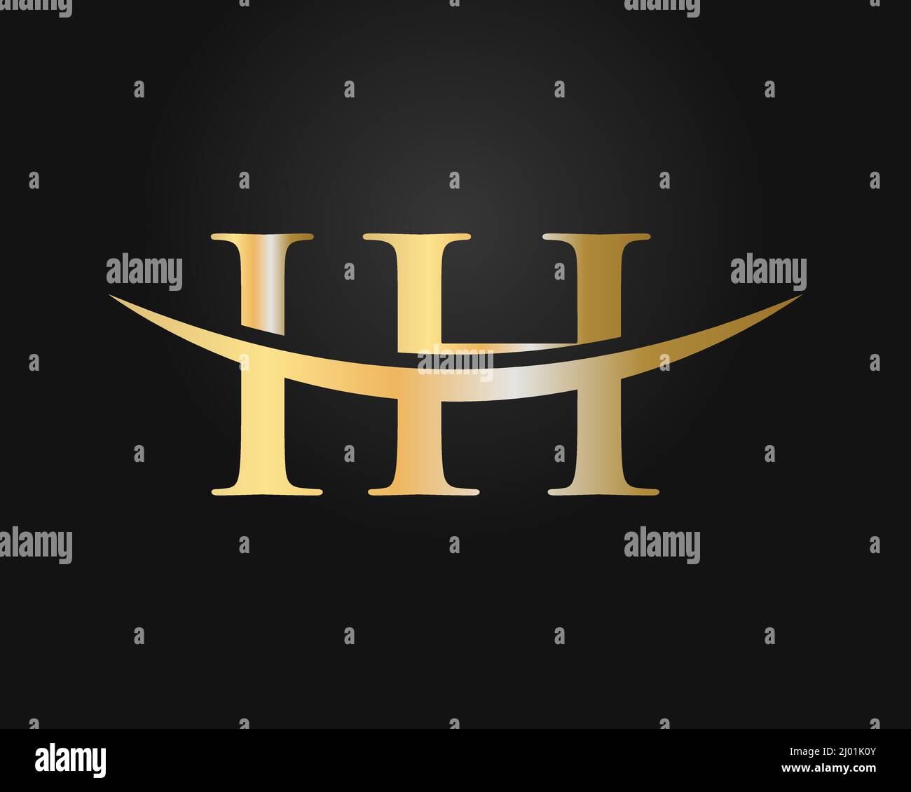 Initial Monogram Letter IH Logo Design Vector. IH Logo Design Template ...