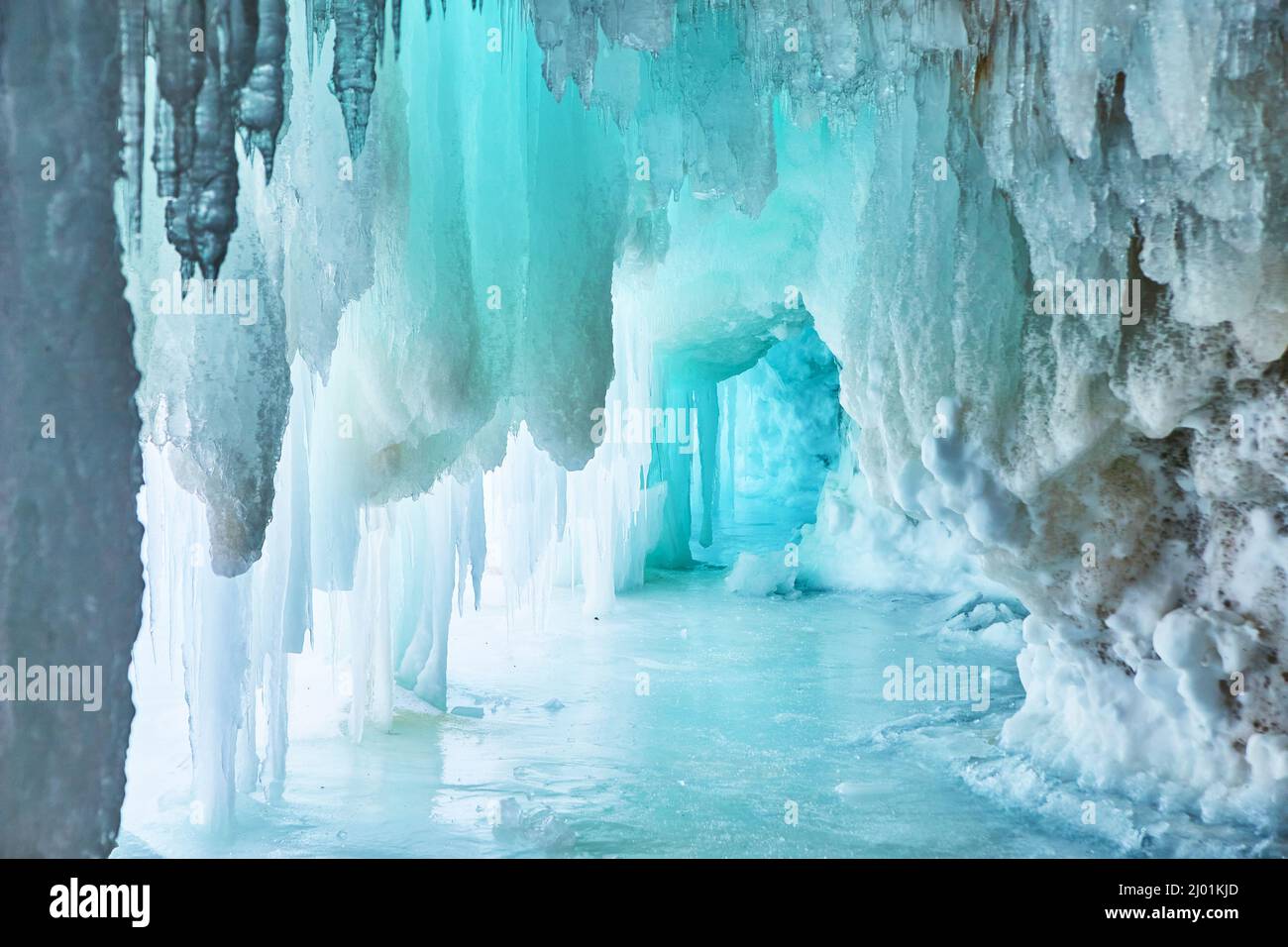 Grand island ice cave hi-res stock photography and images - Alamy