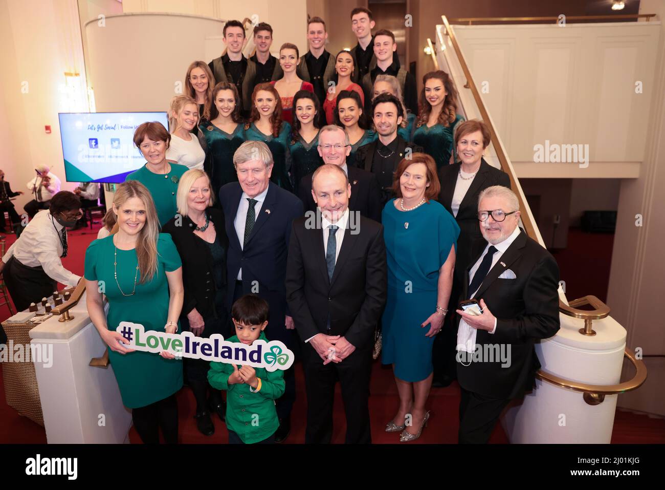 Washington, DC, March 15, 2022. Irish Prime Minister Michael Martin ...