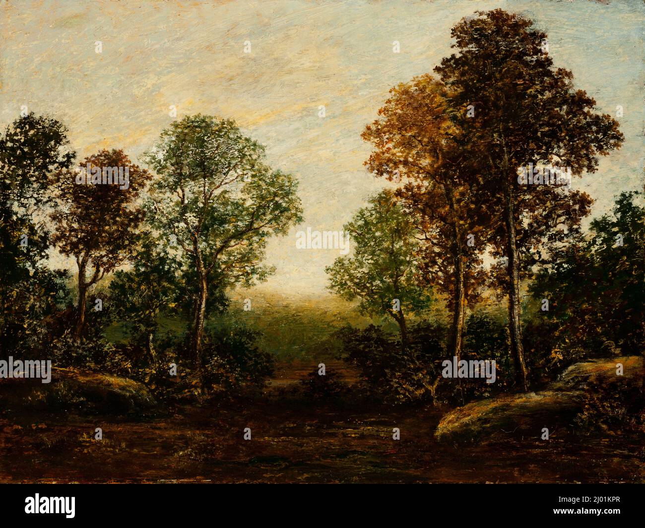 Landscape with Trees. Ralph Albert Blakelock (United States, New York ...