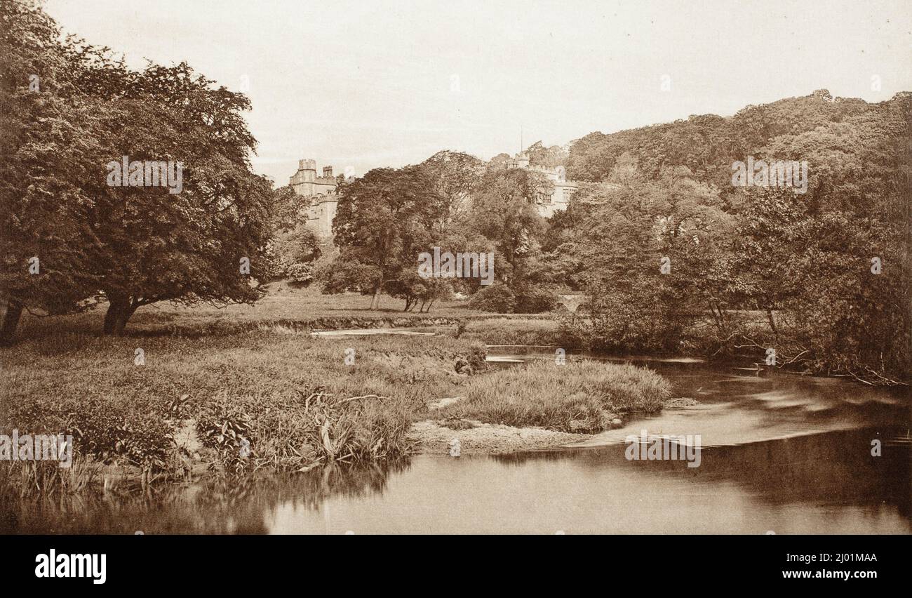 Haddon Hall, From The Meadows (#33). George Bankart (England, died 1903). England, circa 1888 ...