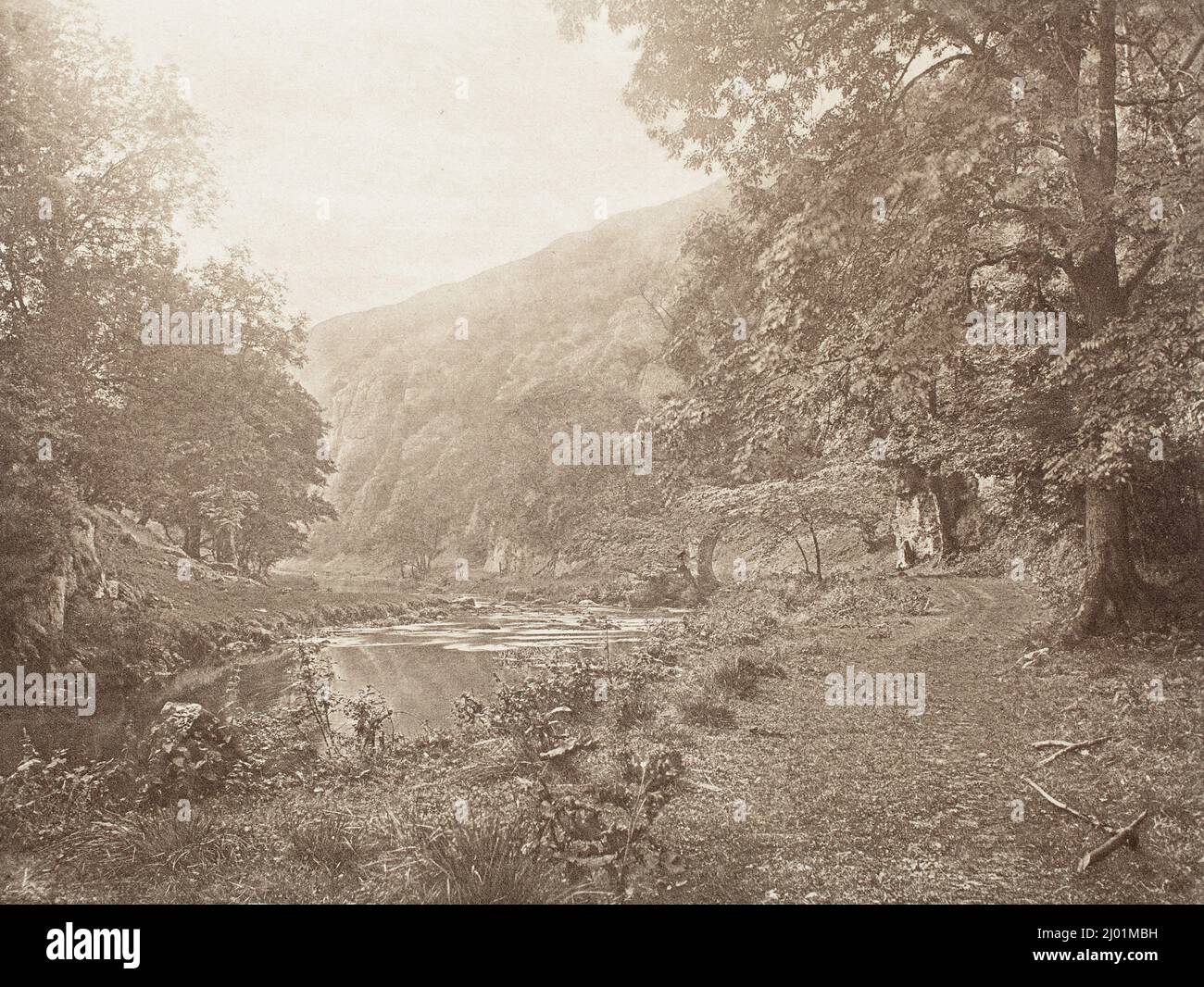 In Dove Dale (From The Stafforshire Side) (#43). George Bankart ...