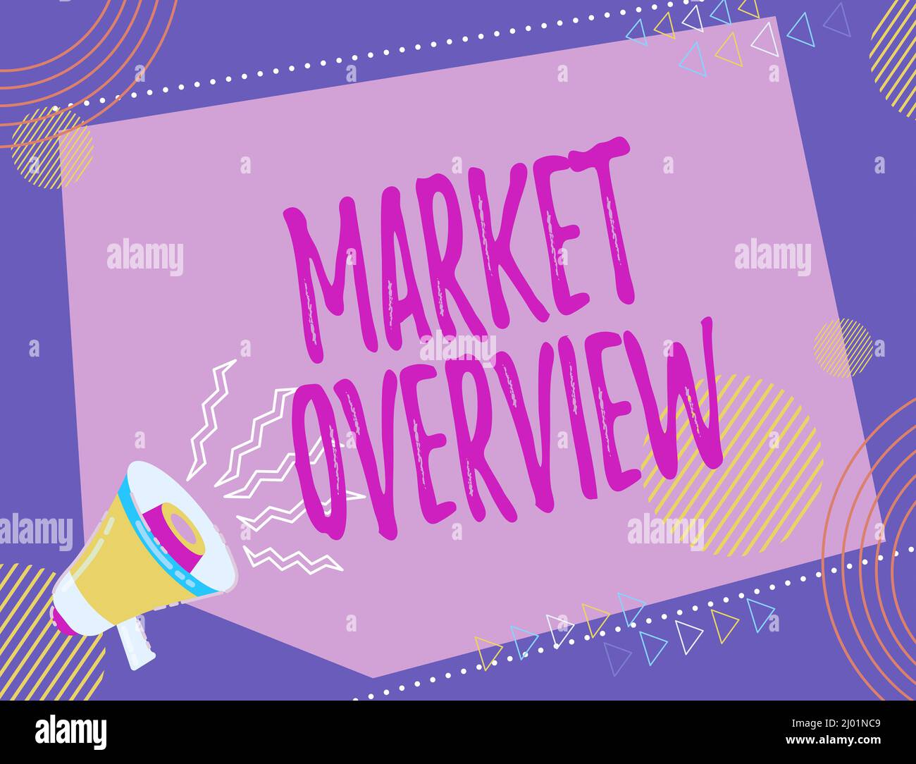 Writing displaying text Market Overview. Internet Concept brief ...