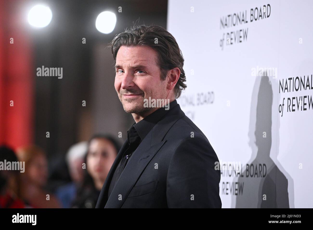 Actor Bradley Cooper walking on the red carpet during the National ...