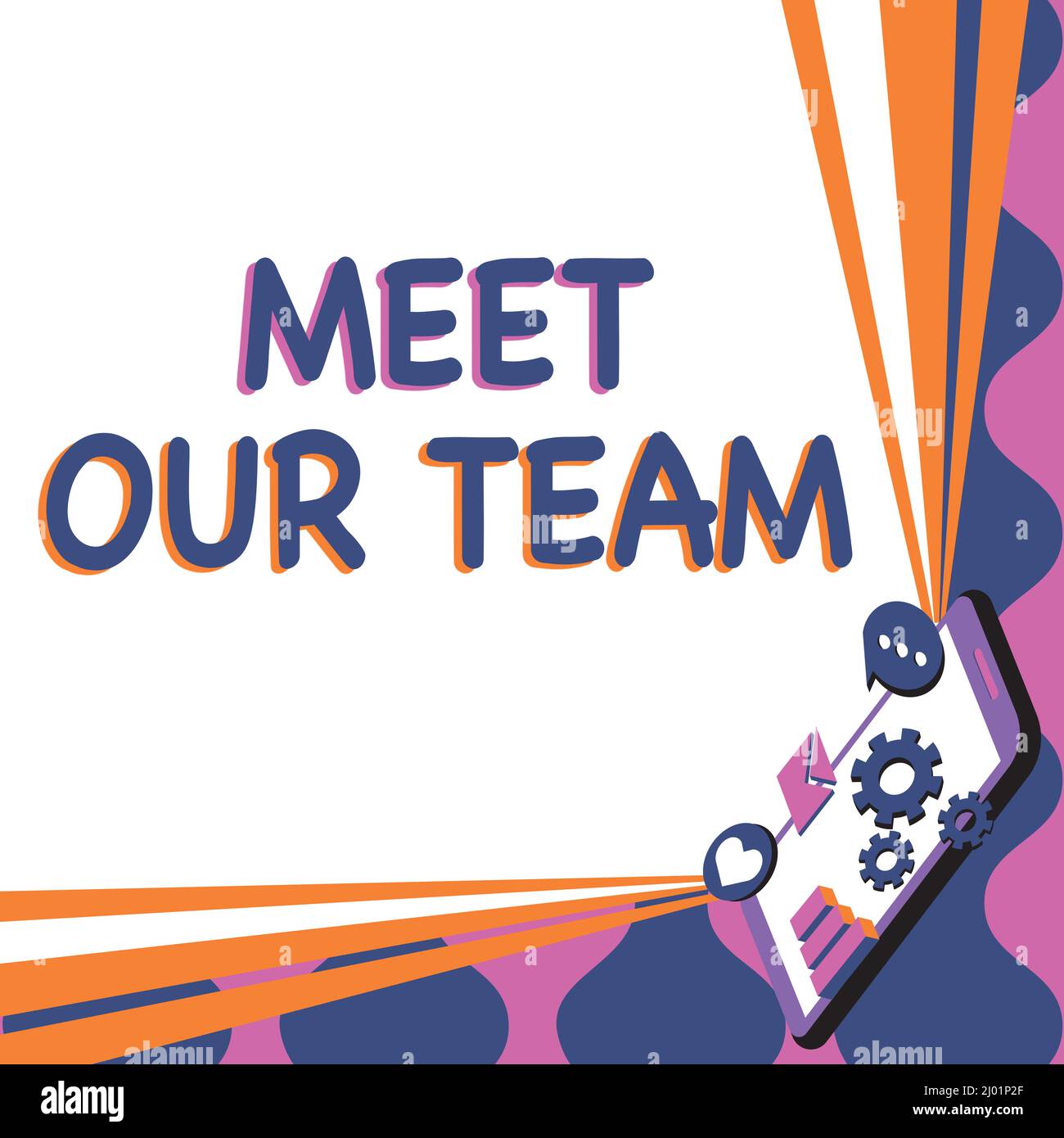 Writing displaying text Meet Our Team. Word Written on Presentation of ...