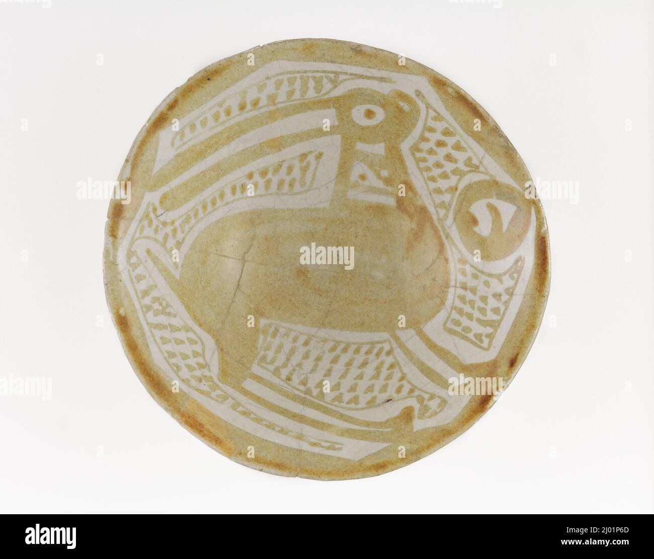 Bowl. Iraq, 10th century. Ceramics. Earthenware, overglaze luster ...