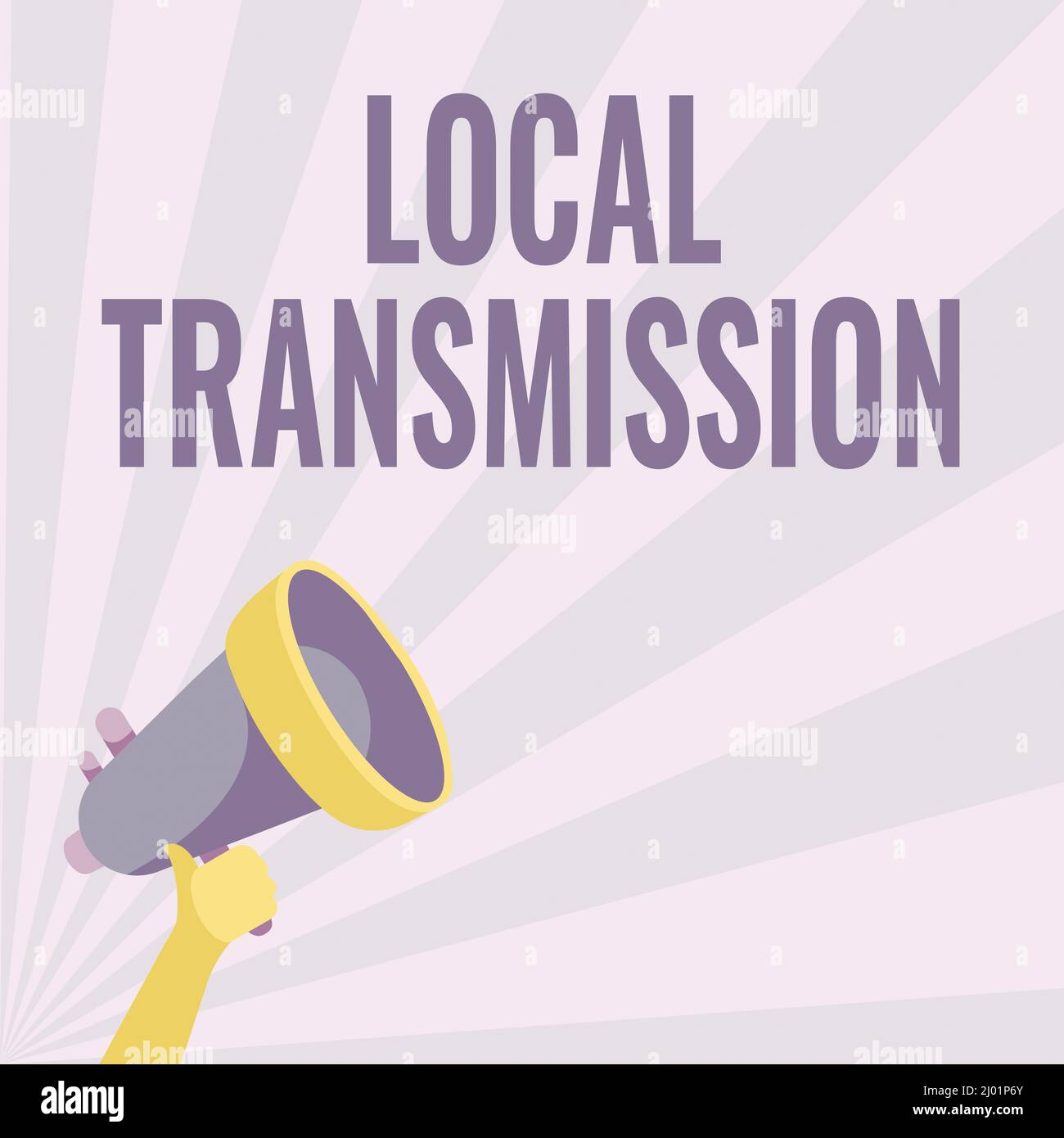 Hand writing sign Local Transmission. Word Written on clusteredacquired ...