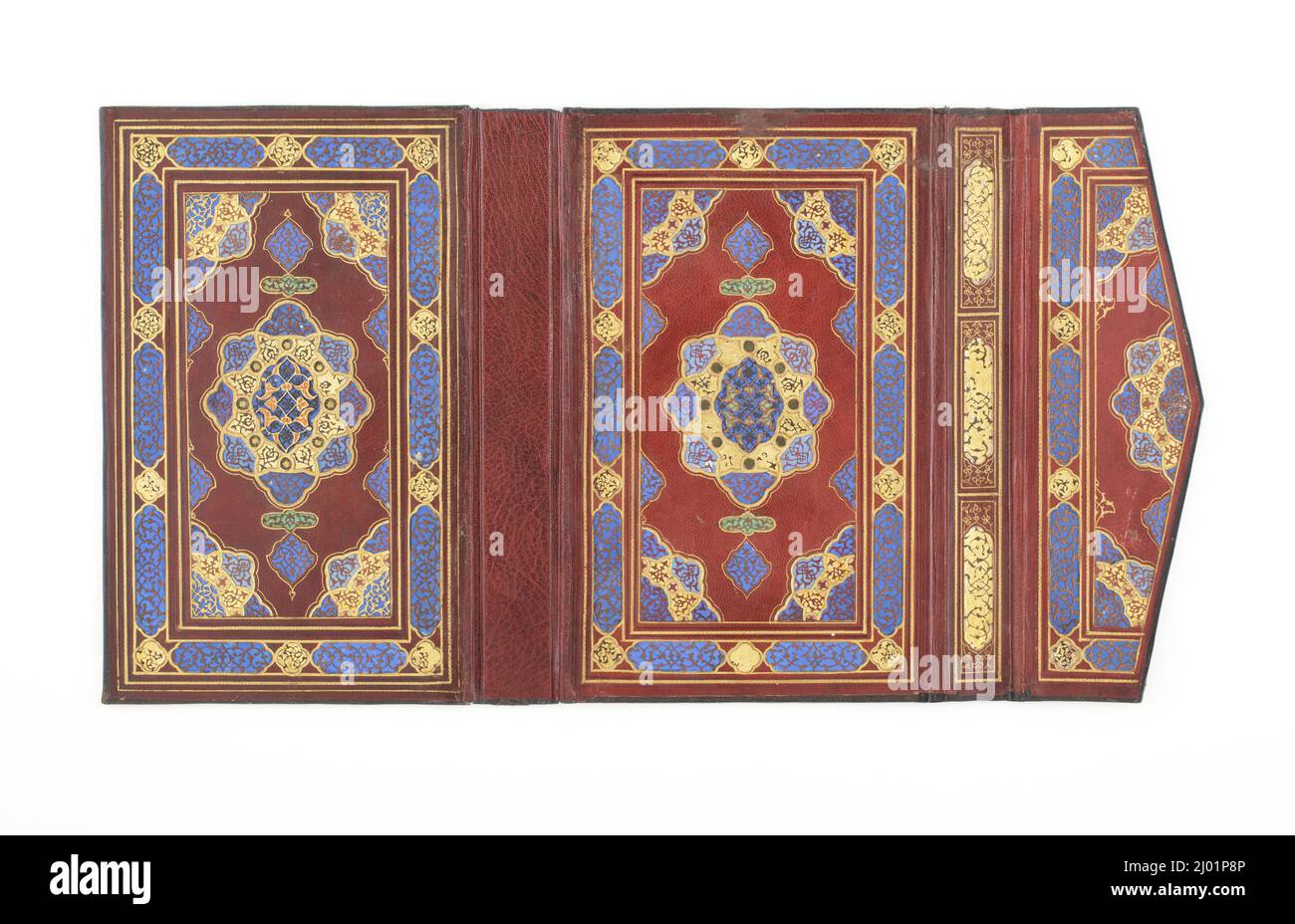 Bookbinding. Iran, 15th century. Manuscripts; covers. Leather, blind ...