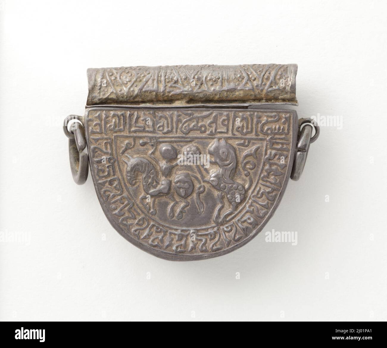 Amulet. Iran, 11th century. Jewelry and Adornments; amulets. Silver ...