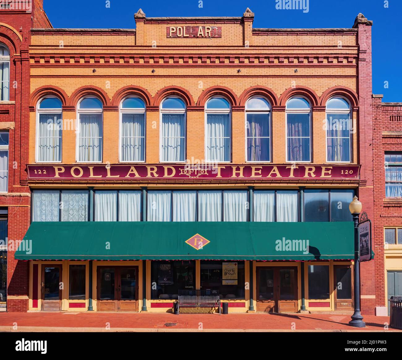 Guthrie, MAR 5 2022 - Sunny exterior view of the Pollard Theatre in ...