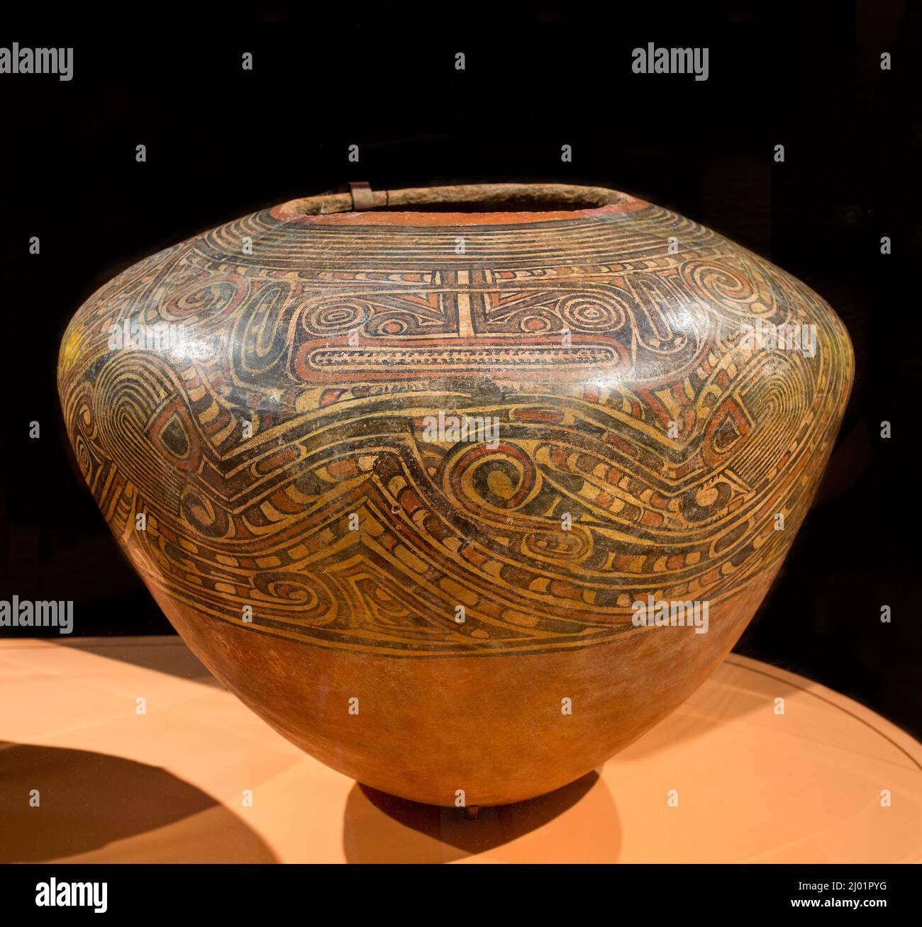 Burial Urn with Composite Saurian-Human. Panama, Herrera Province ...
