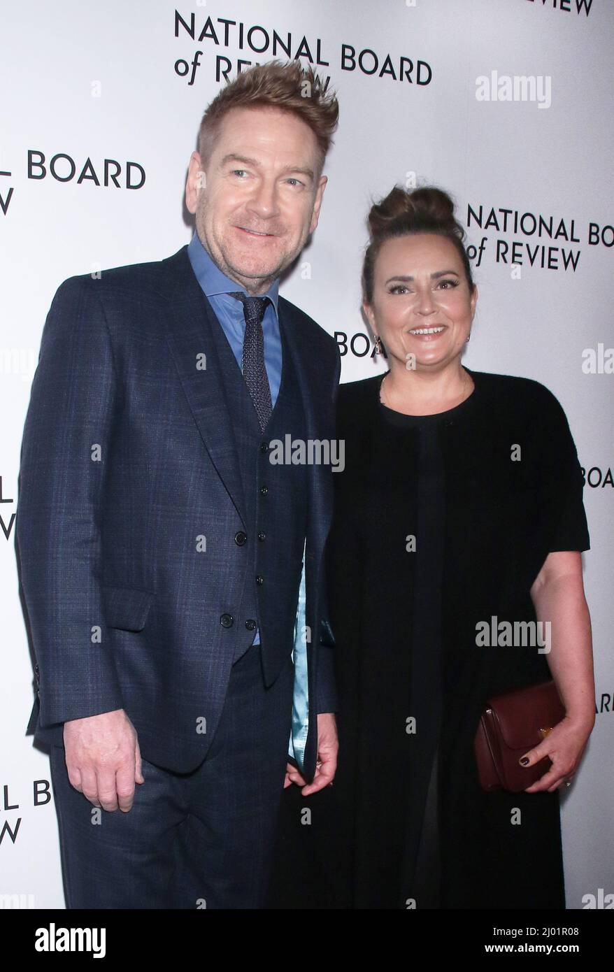 New York, NY, USA. 15th Mar, 2022. Kenneth Branagh and Lindsay Brunnock ...