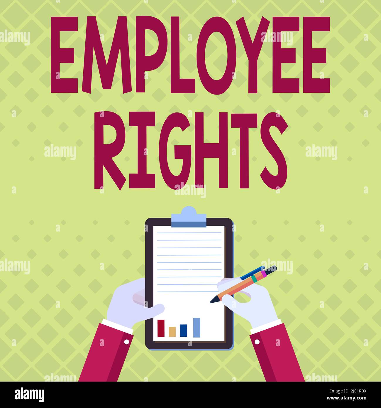 Inspiration showing sign Employee Rights. Word for All employees have ...