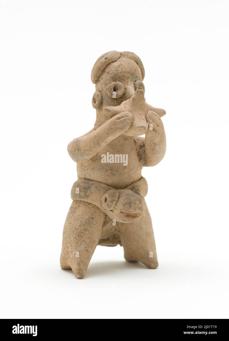 Small Conch Shell Trumpeter. Mexico, Colima, 200 BCE–500 CE. Ceramics ...