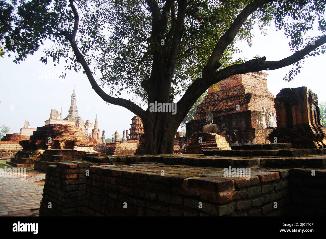 Ancient antiquity architecture and antique ruins building for thai ...