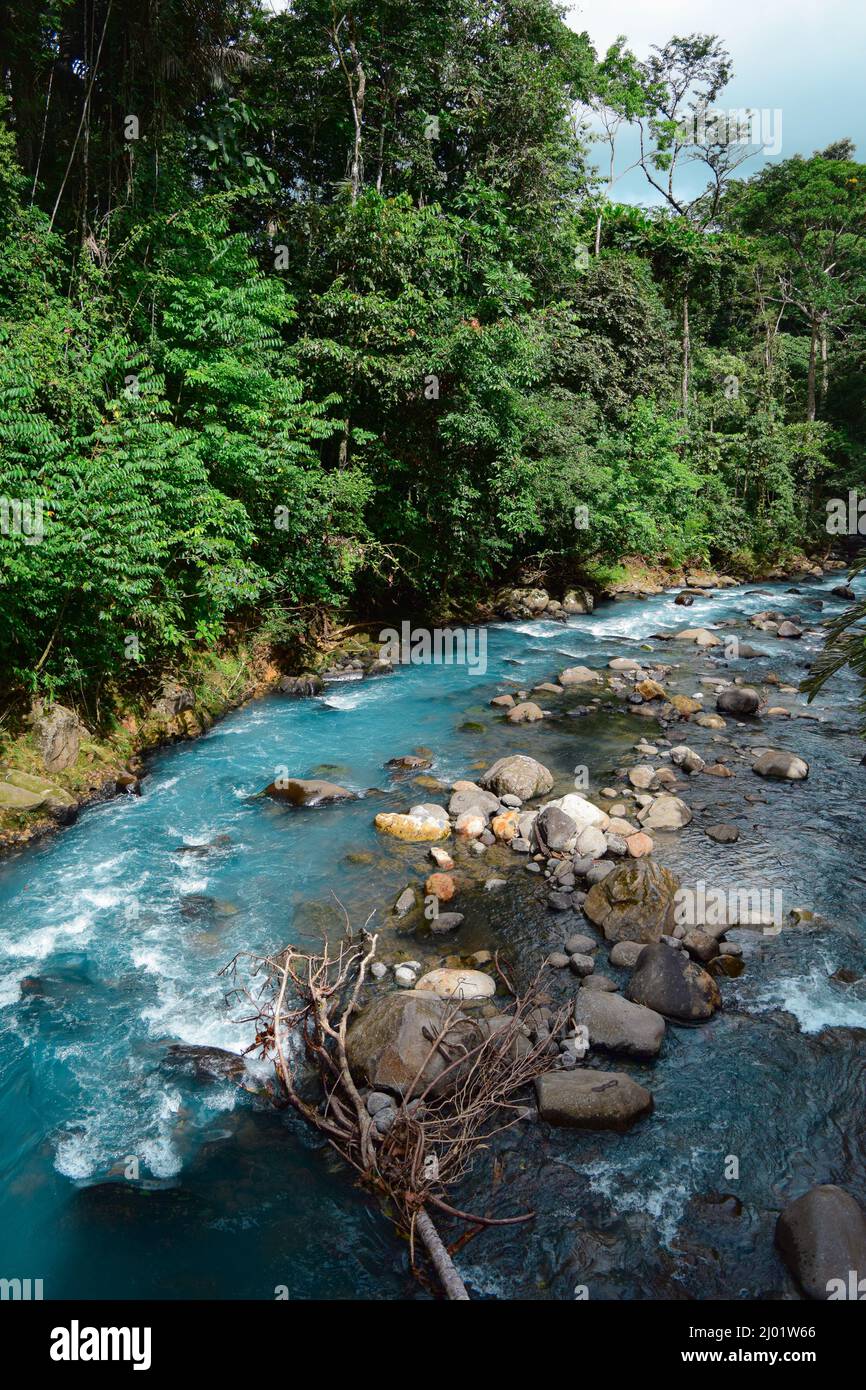 Celeste River, Costa Rica Stock Photo - Alamy