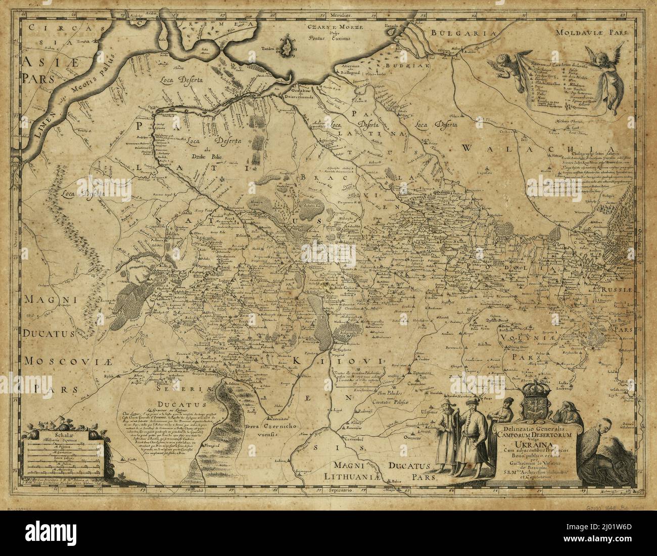 Map of Ukraine, 1600s Stock Photo - Alamy