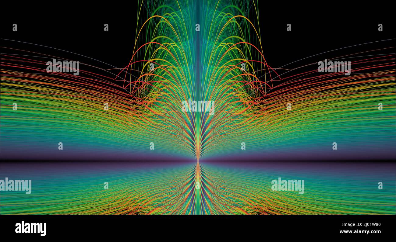 Quantum entanglement or gravity waves Stock Photo - Alamy