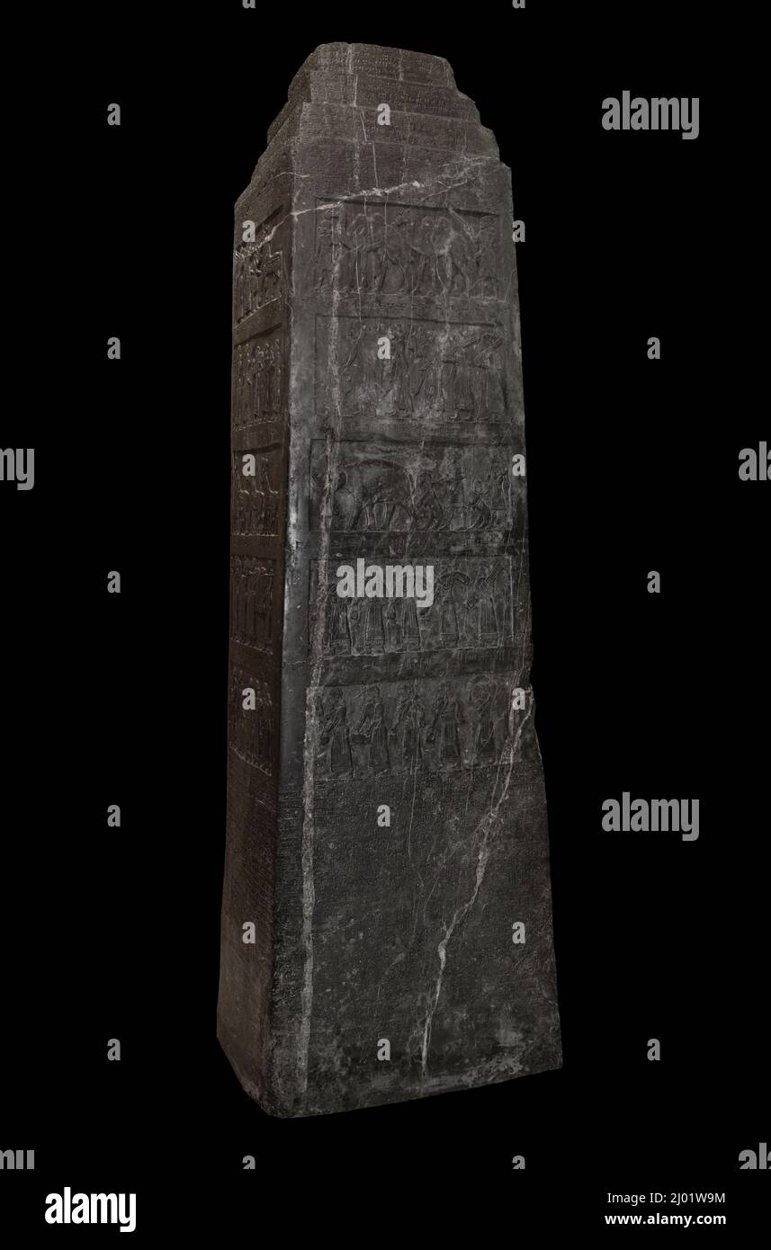 Black Obelisk of King Shalmaneser III Stock Photo - Alamy