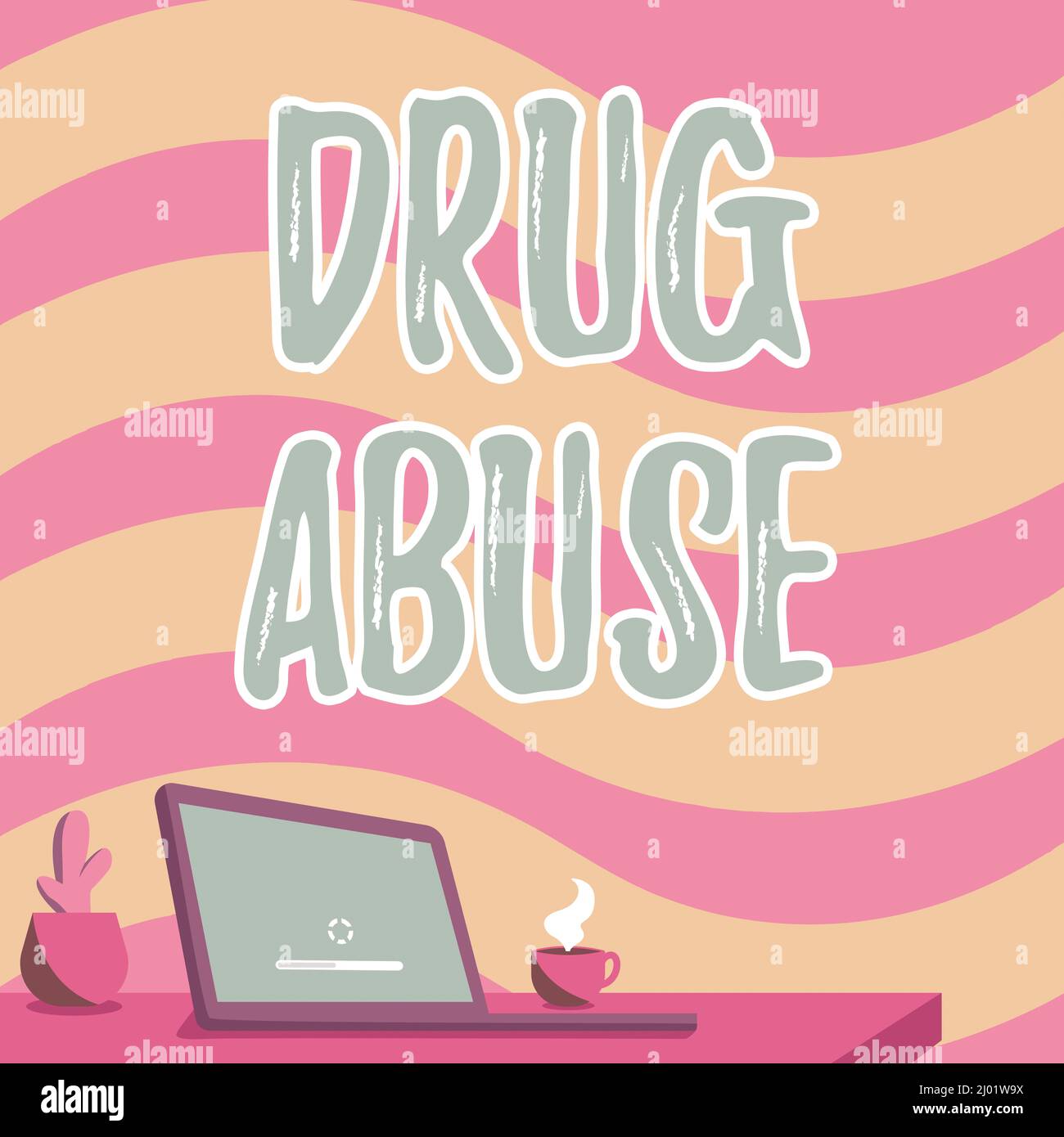 Handwriting text Drug Abuse. Word Written on Compulsive drug seeking ...