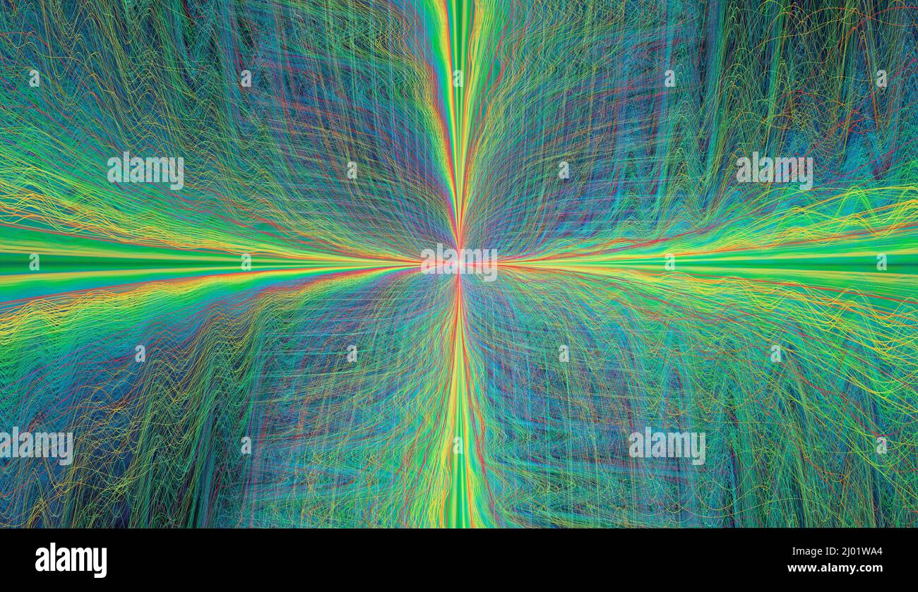 Quantum entanglement or gravity waves Stock Photo - Alamy