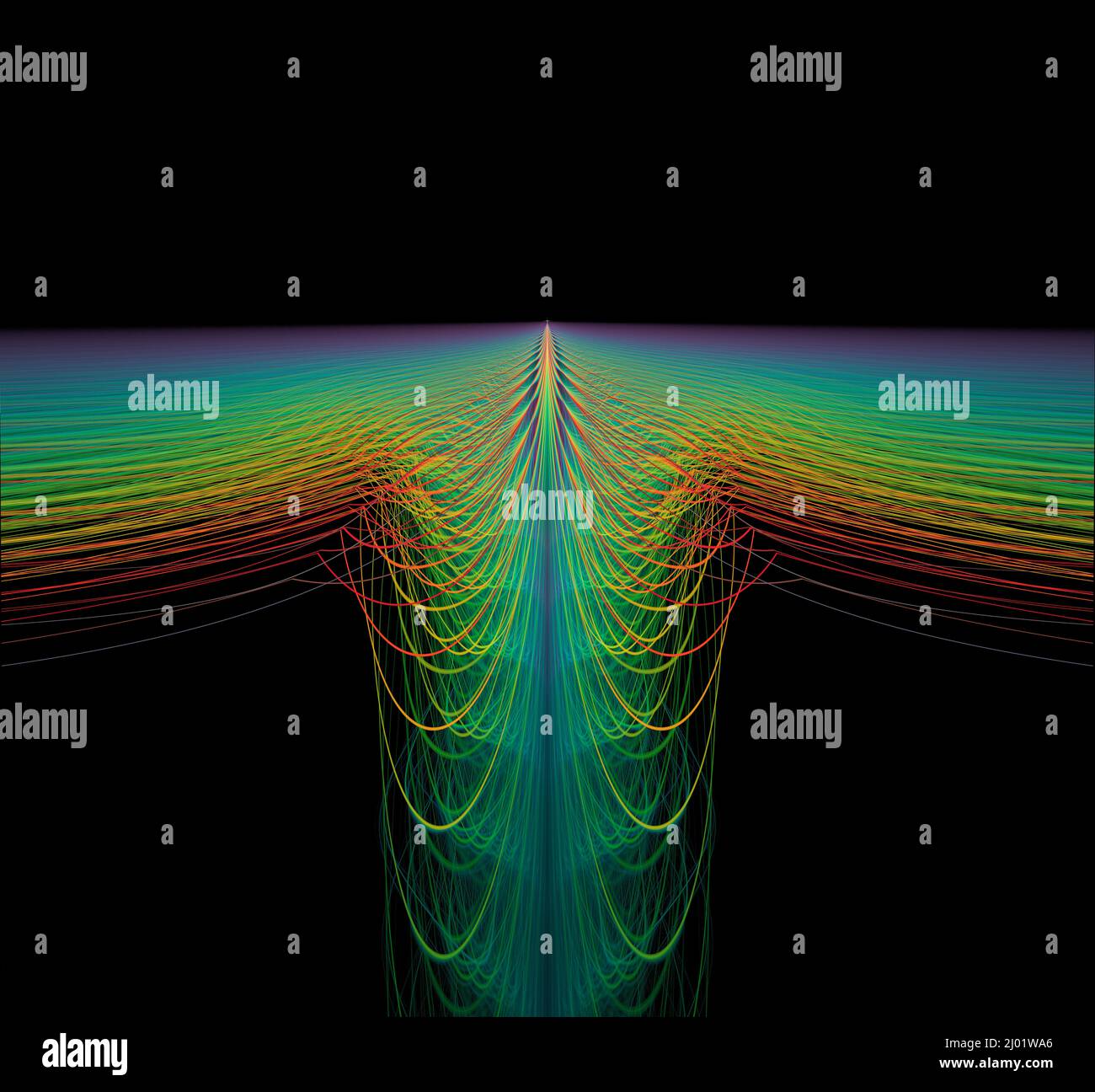 Quantum entanglement or gravity waves Stock Photo - Alamy