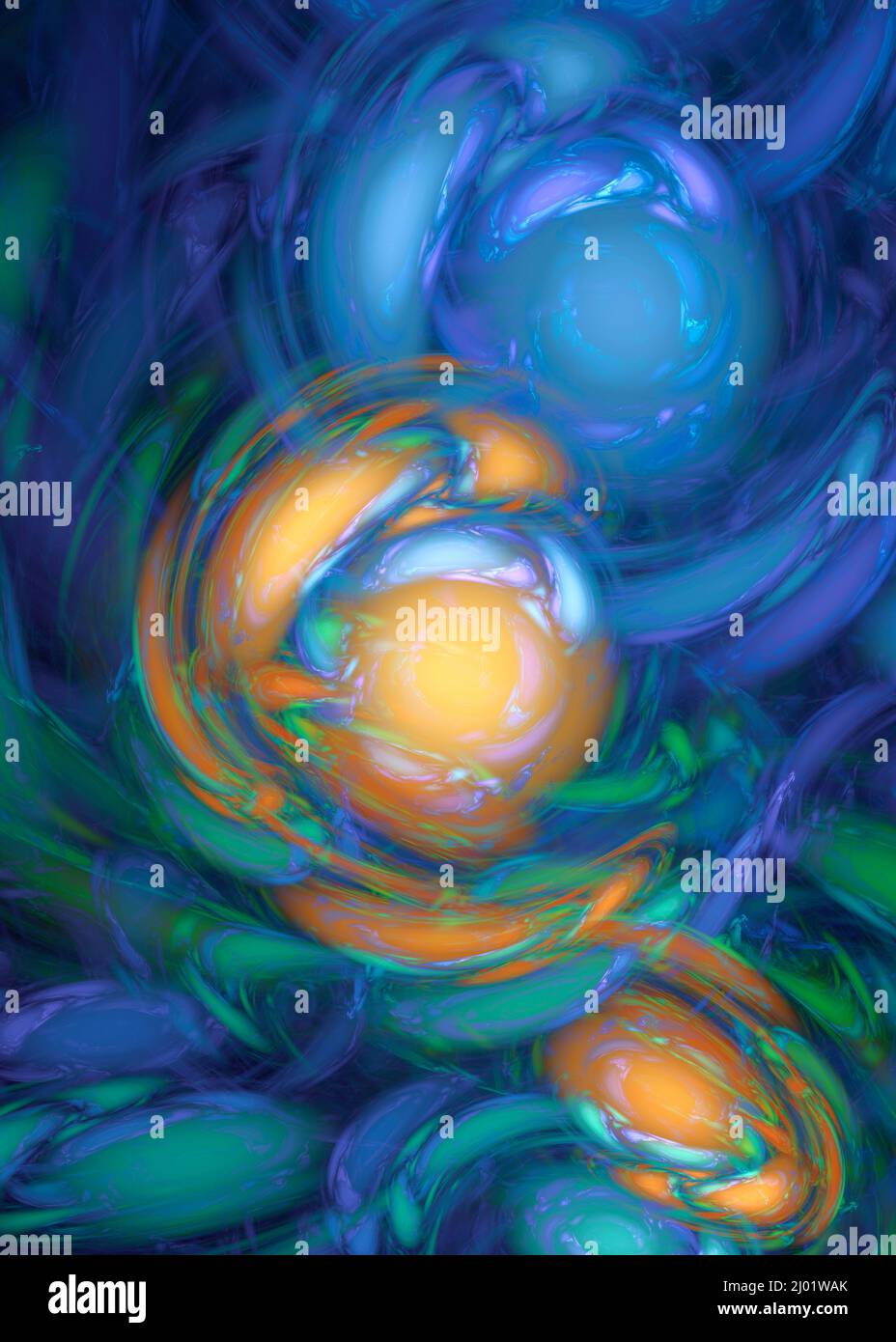 Quantum Superfluid abstract illustration Stock Photo - Alamy