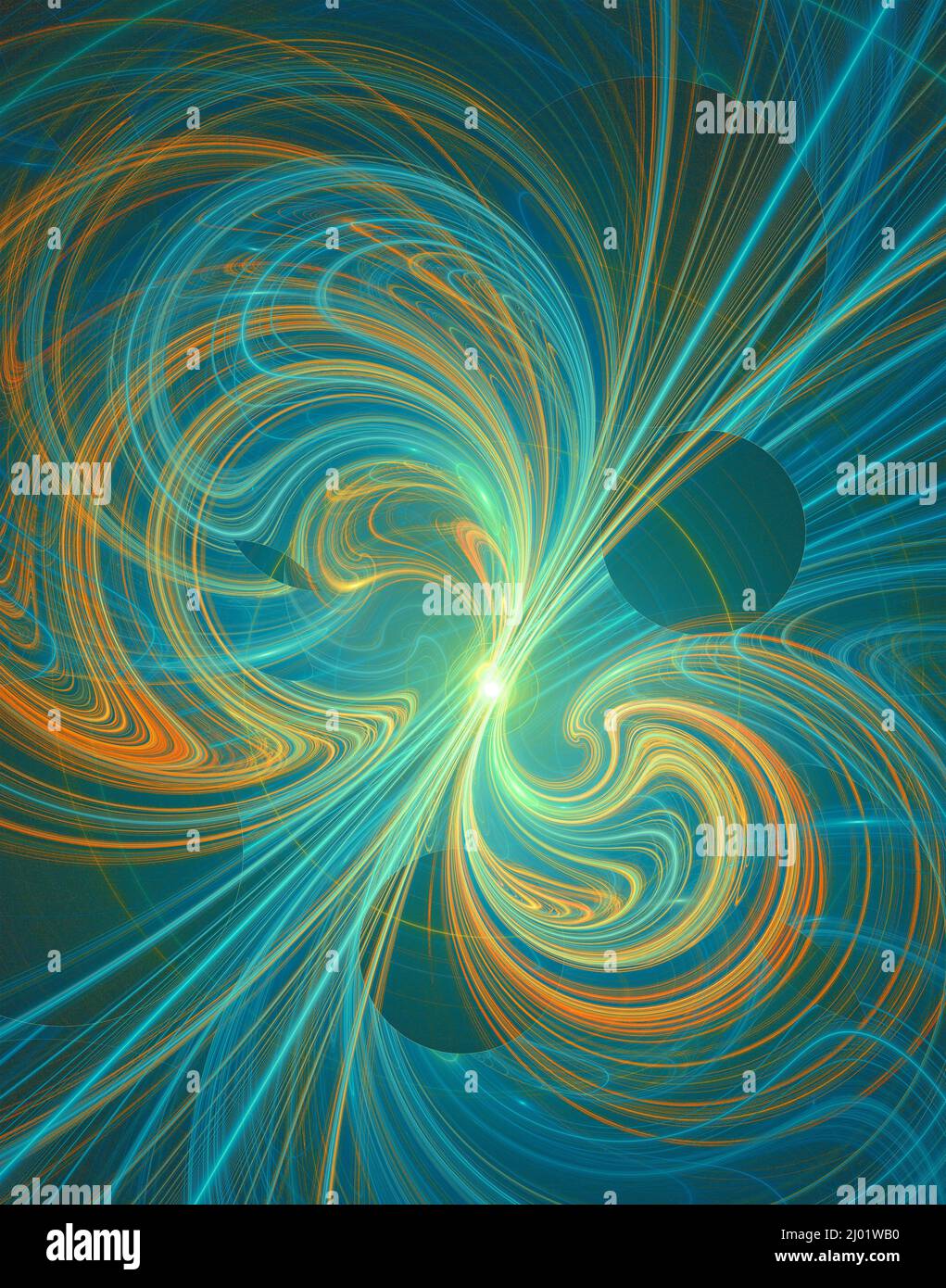 Plasma network abstract illustration Stock Photo - Alamy