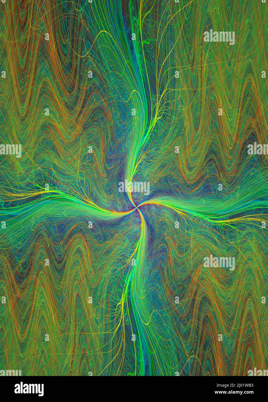 Quantum entanglement or gravity waves Stock Photo - Alamy