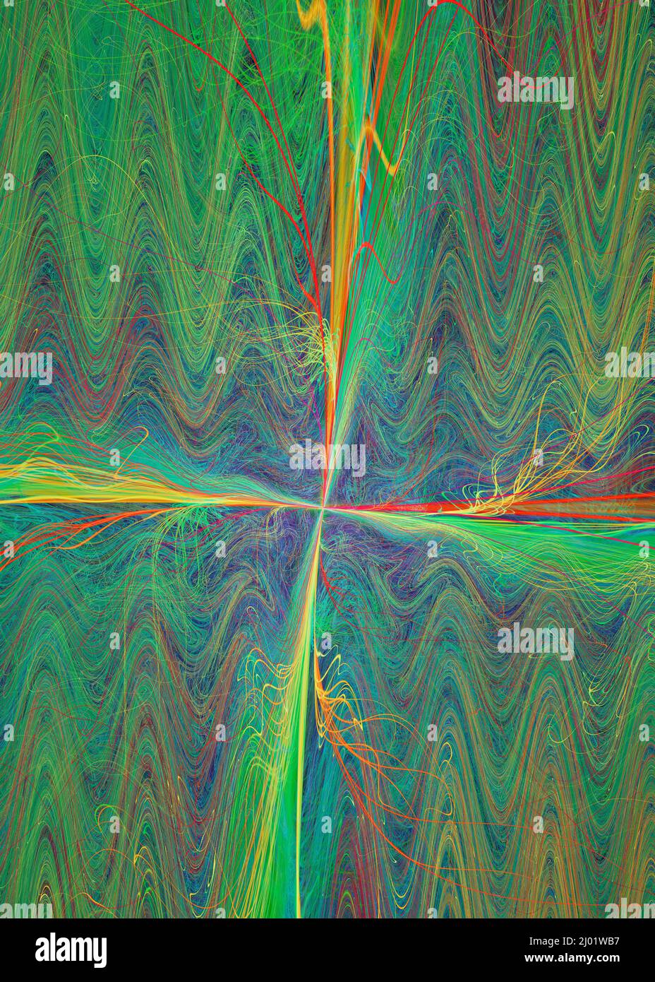 Quantum entanglement or gravity waves Stock Photo - Alamy