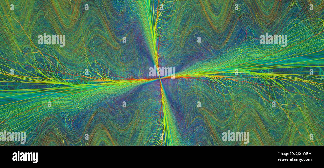 Quantum entanglement or gravity waves Stock Photo - Alamy