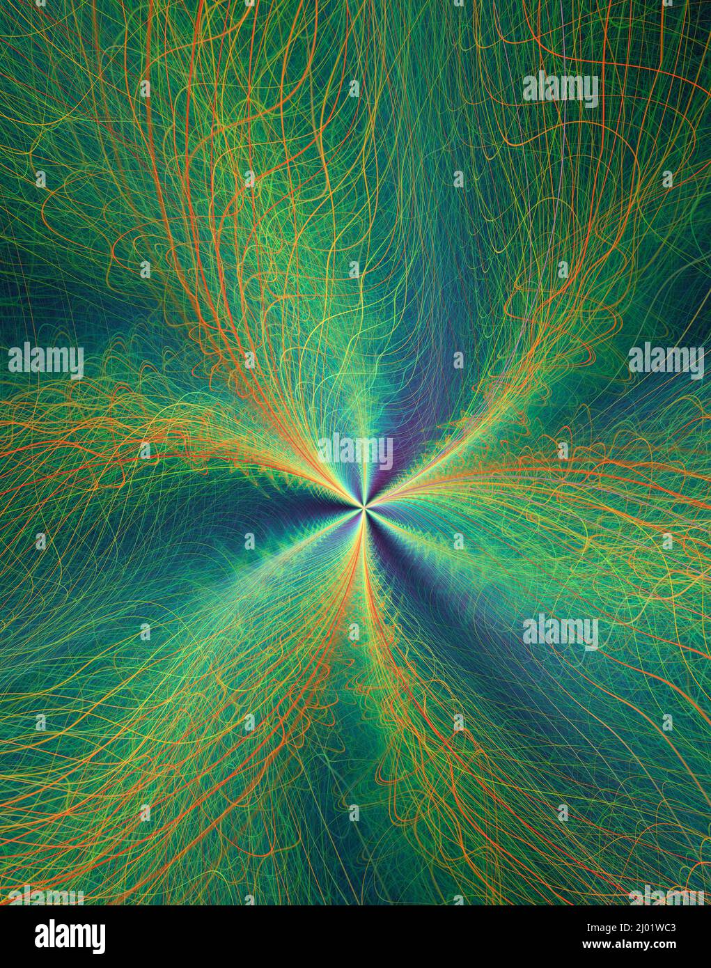 Quantum entanglement or gravity waves Stock Photo - Alamy