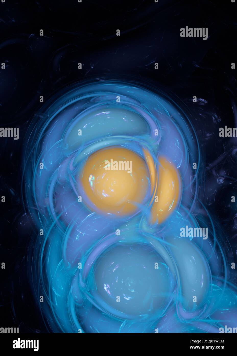 Quantum Superfluid abstract illustration Stock Photo - Alamy
