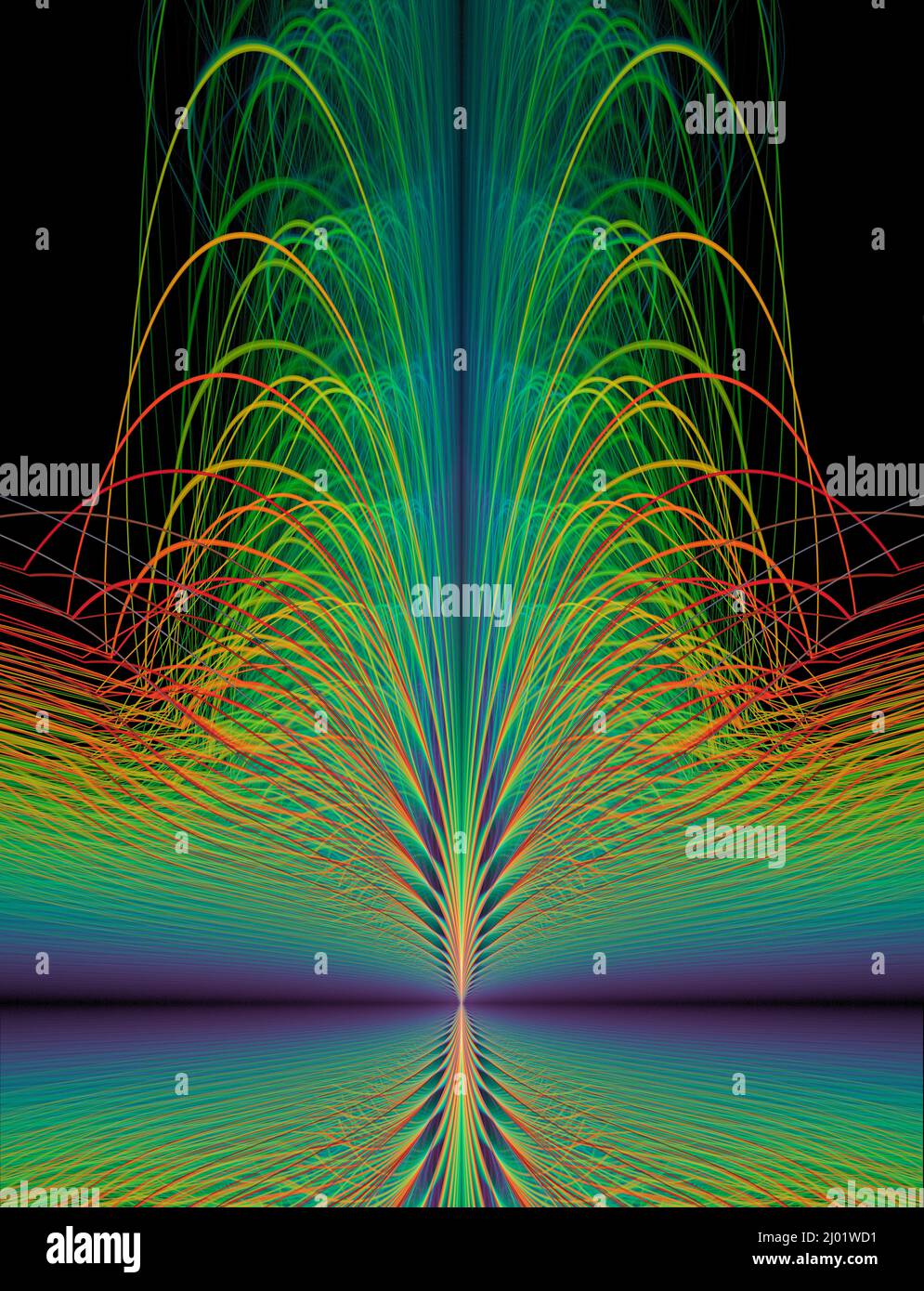 Quantum entanglement or gravity waves Stock Photo - Alamy