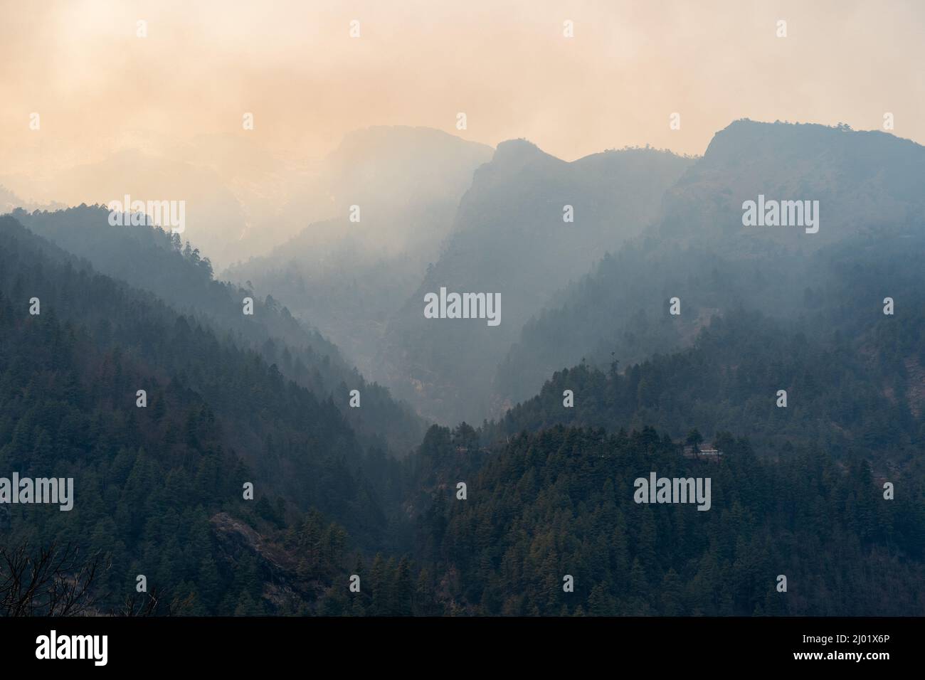 Nepal forest fires hi-res stock photography and images - Alamy