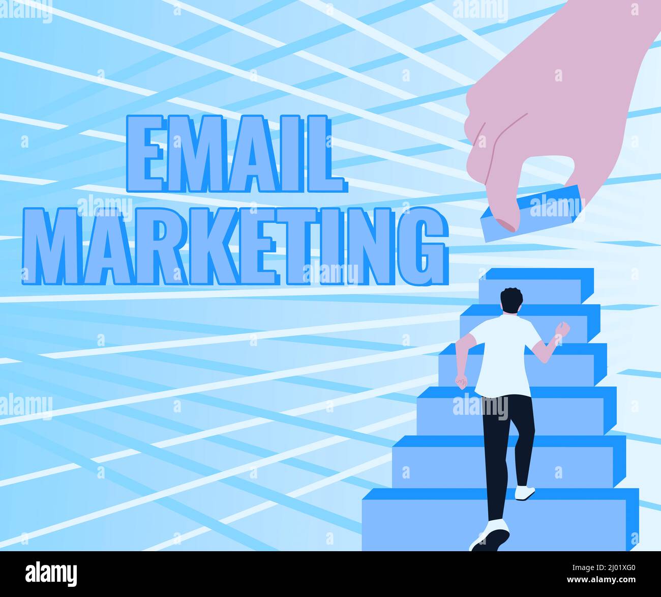 Sign displaying Email Marketing. Conceptual photo Sending a commercial ...