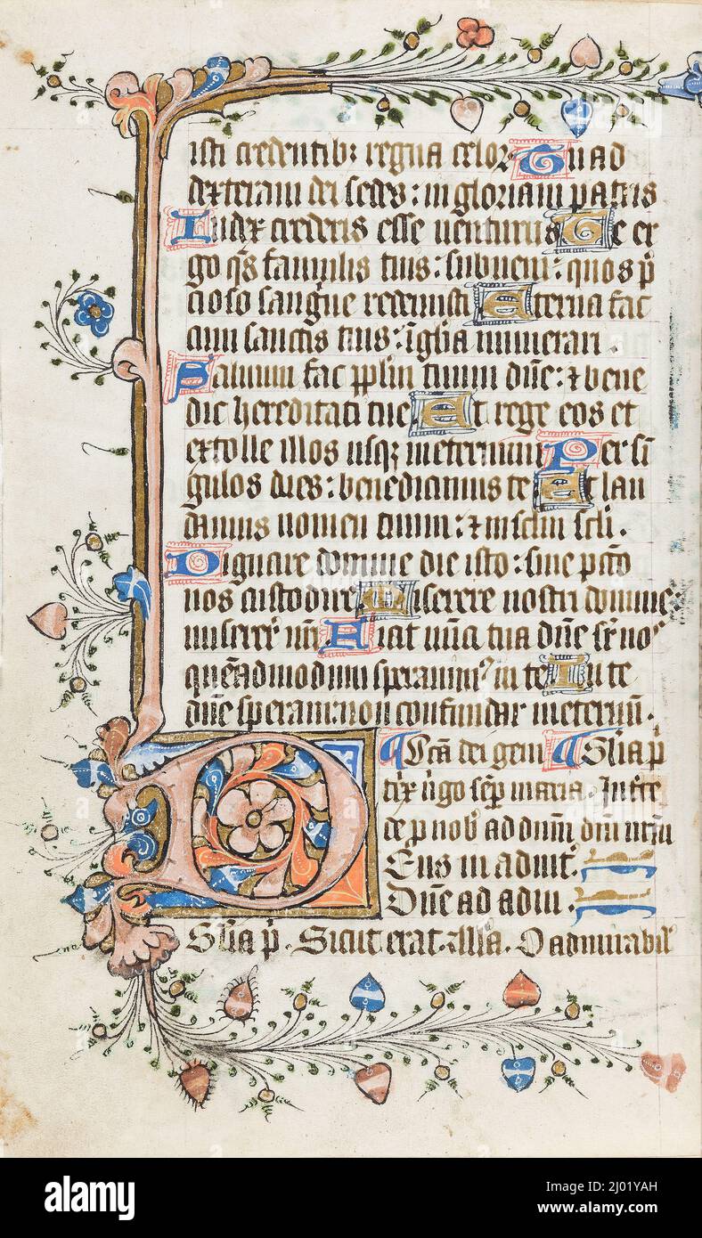 Latin religious manuscript leaf hi-res stock photography and images - Alamy