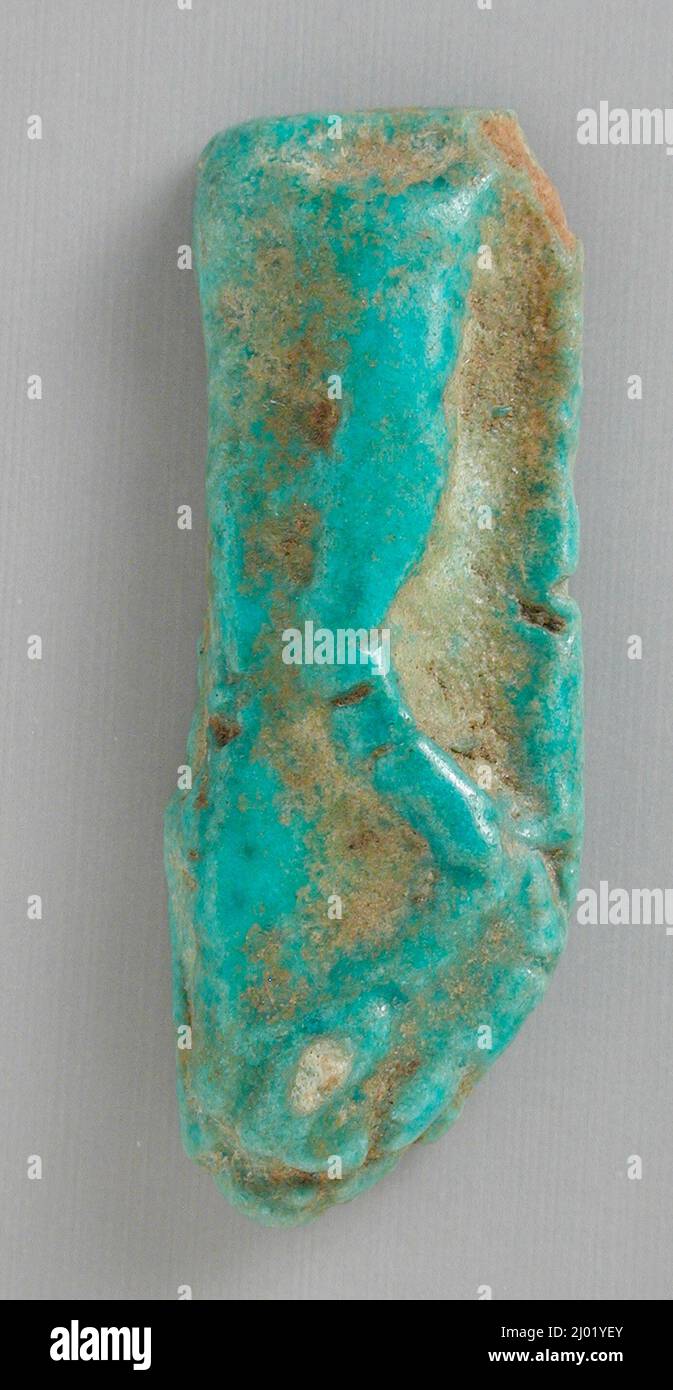 Molded Faience Cow's Foreleg. Egypt, New Kingdom - Late Period (1569 ...