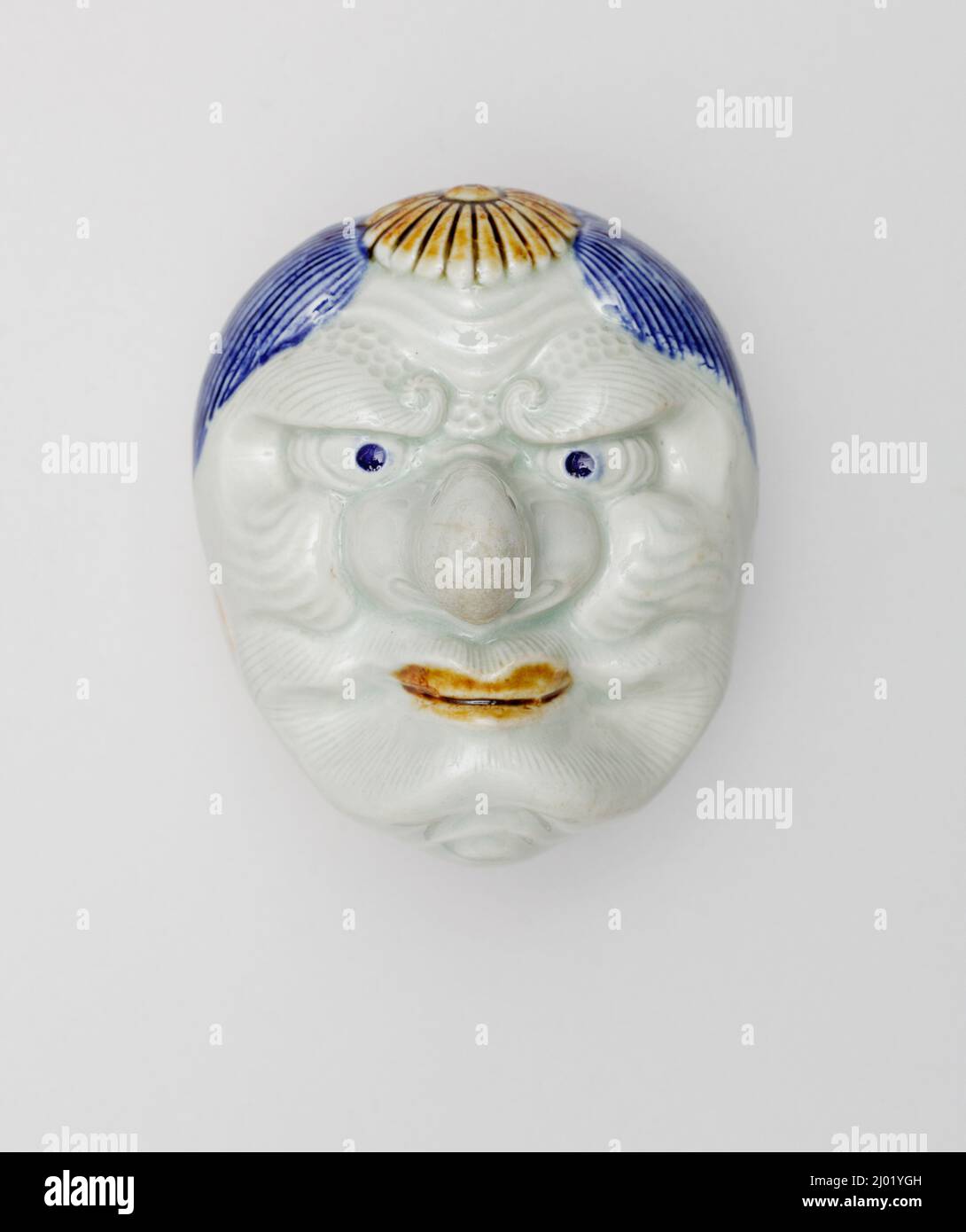 Box in the Form of a Tengu Mask. Japan, second half of 19th century ...