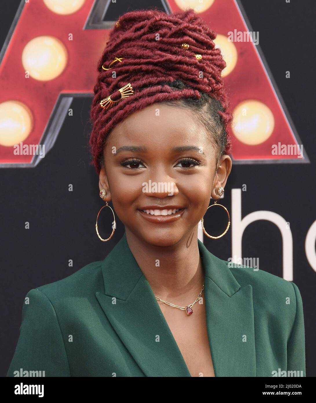 Los Angeles, USA. 15th Mar, 2022. Aria Brooks arrives at Disney's ...