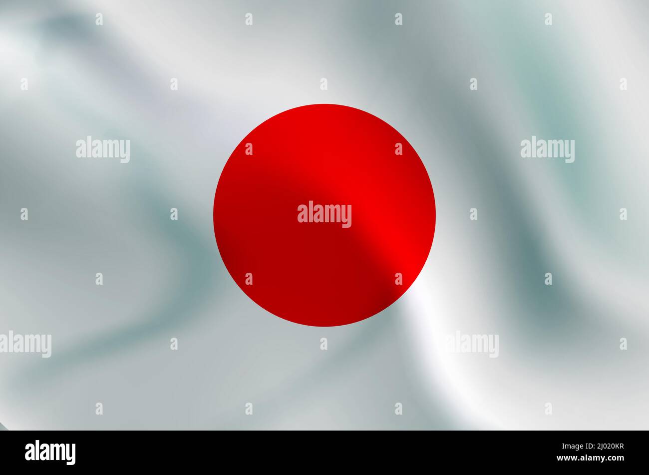 Japanese national flag illustration background image Stock Photo - Alamy
