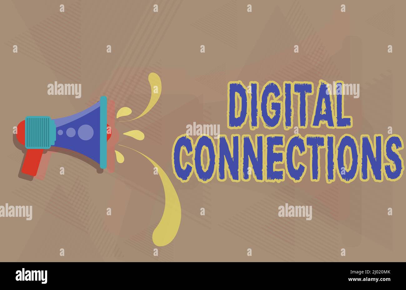 Text sign showing Digital Connections. Concept meaning Powerful Ways to ...