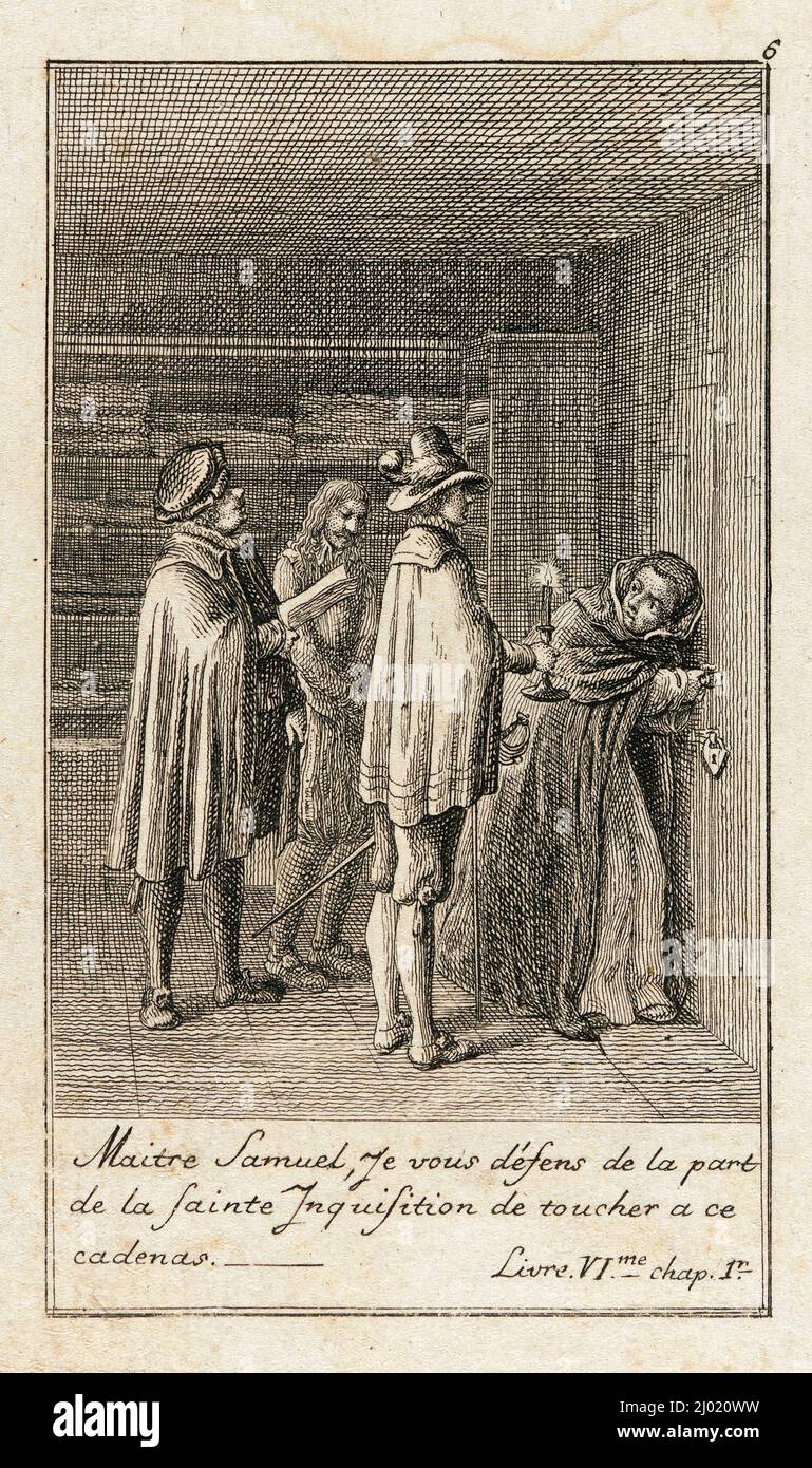 Illustration for Le Page's 'Gil Blas'. Daniel Nikolaus Chodowiecki (Germany, Danzig, 1726-1801 ...
