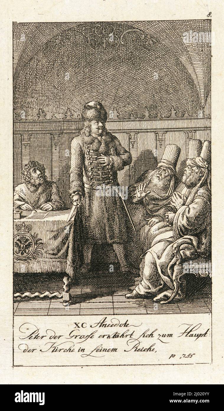 Original Anecdotes of Peter the Great. Daniel Nikolaus Chodowiecki ...