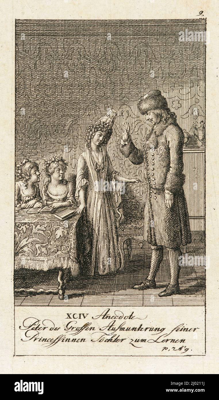 Original Anecdotes of Peter the Great. Daniel Nikolaus Chodowiecki ...