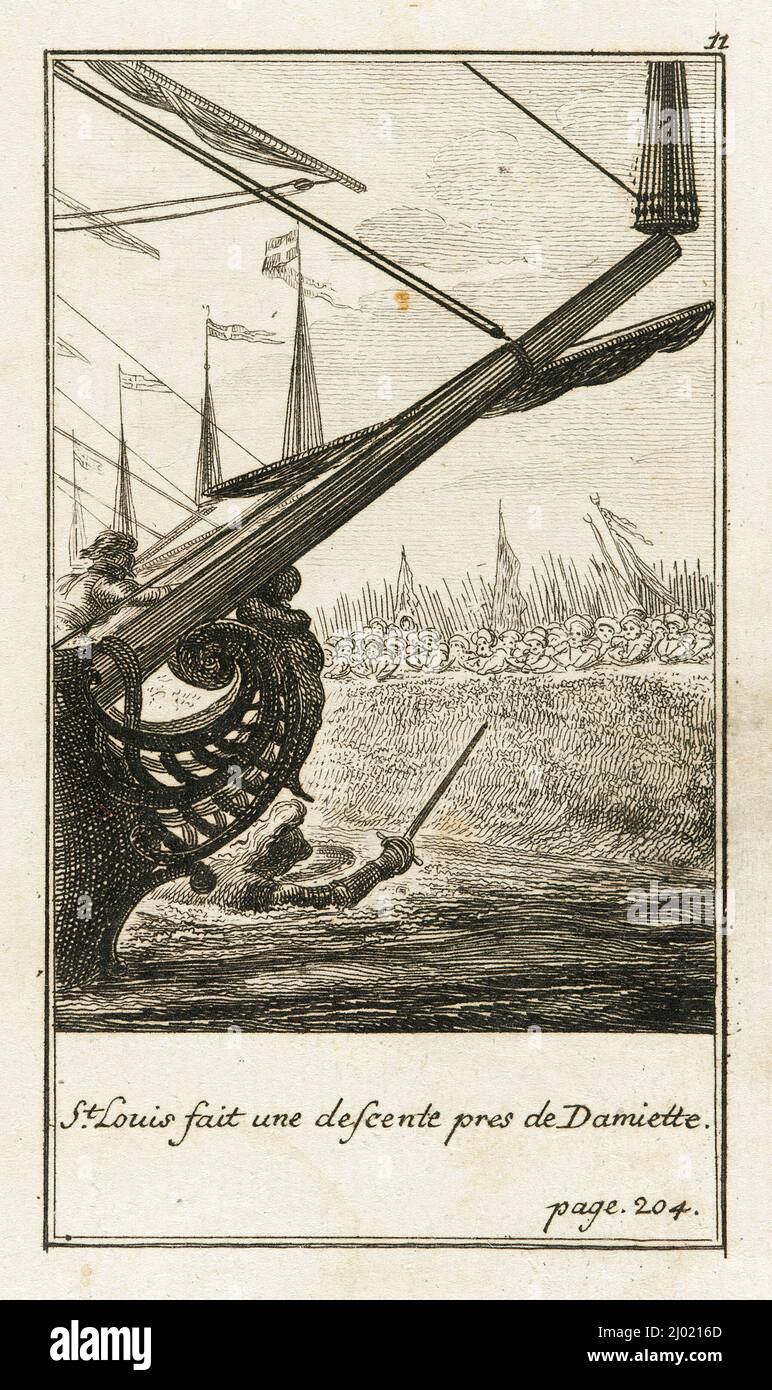 Illustration for Johann Christoph Mayer's 'History of the Crusades ...