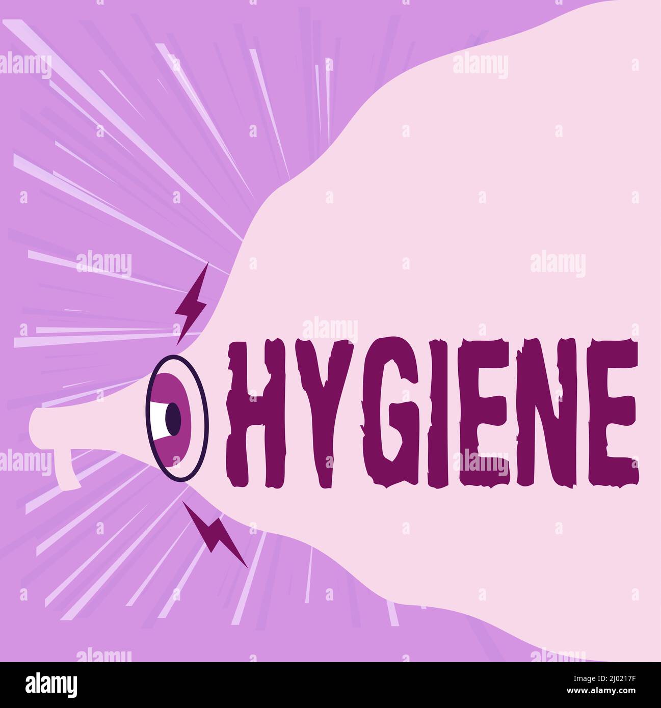 Hand writing sign Hygiene. Business showcase study of science of the ...