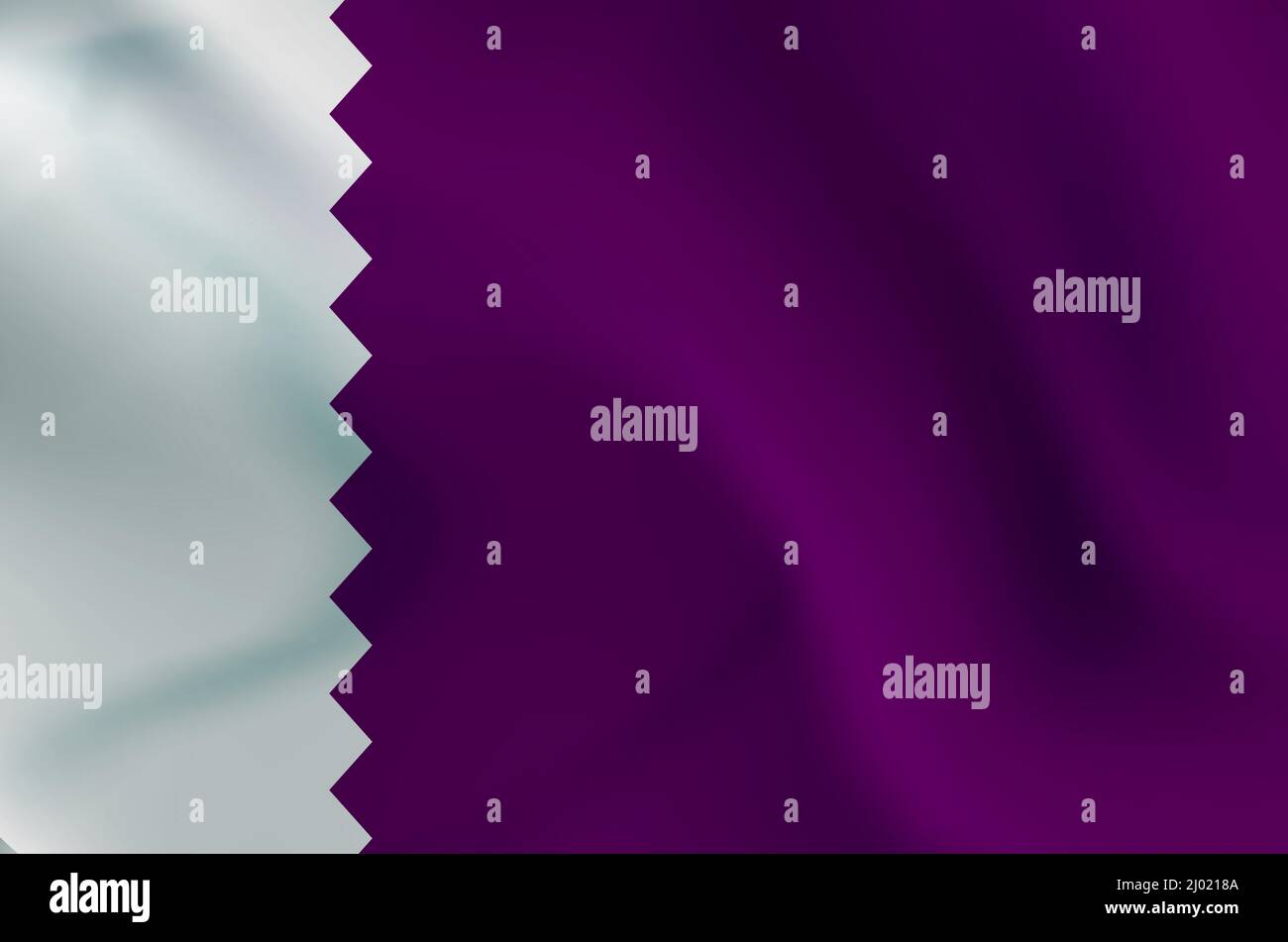 Qatar national flag illustration background image Stock Photo - Alamy